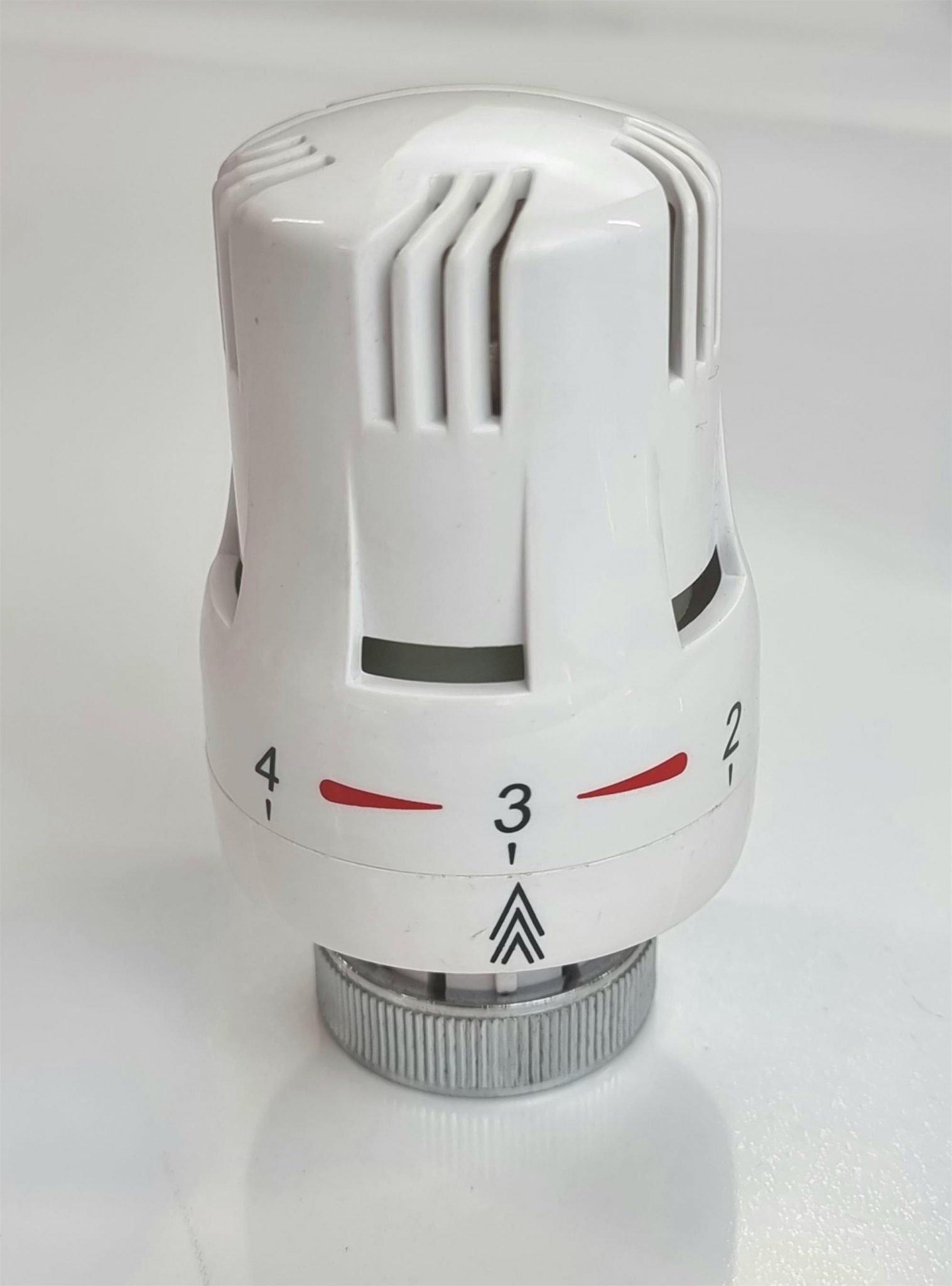 White Radiator Thermostatic TRV Valve Head Replacement M30 x 1.5 ...