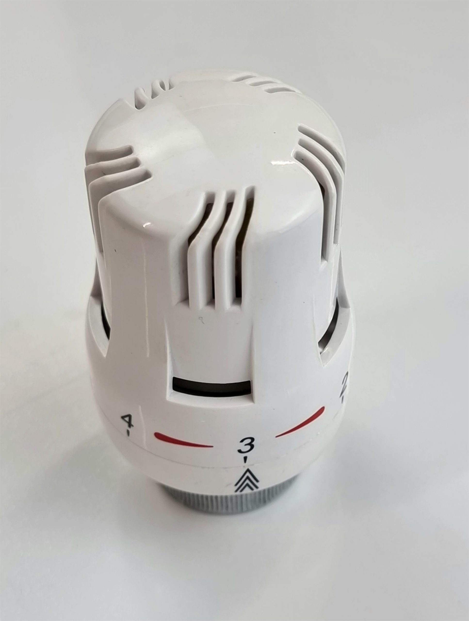 White Radiator Thermostatic TRV Valve Head Replacement M30 x 1.5 ...